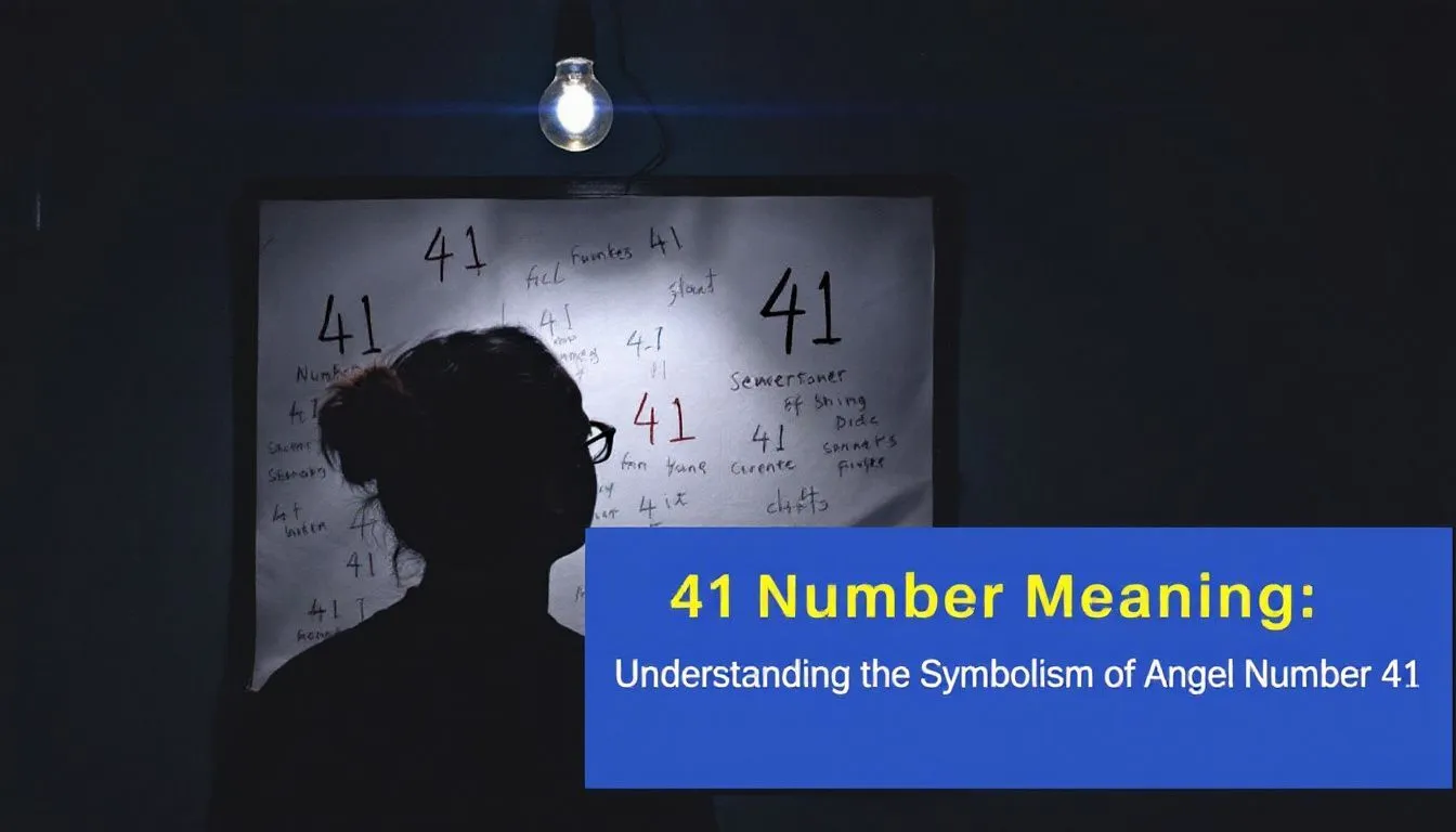 41 Number Meaning: Understanding the Symbolism of Angel Number 41