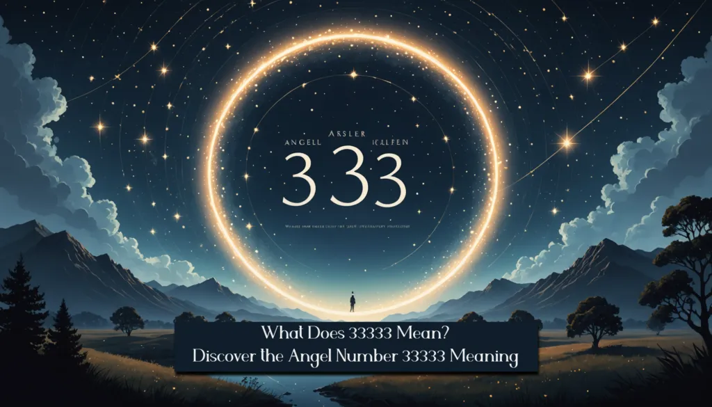 What Does 33333 Mean? Discover the Angel Number 33333 Meaning